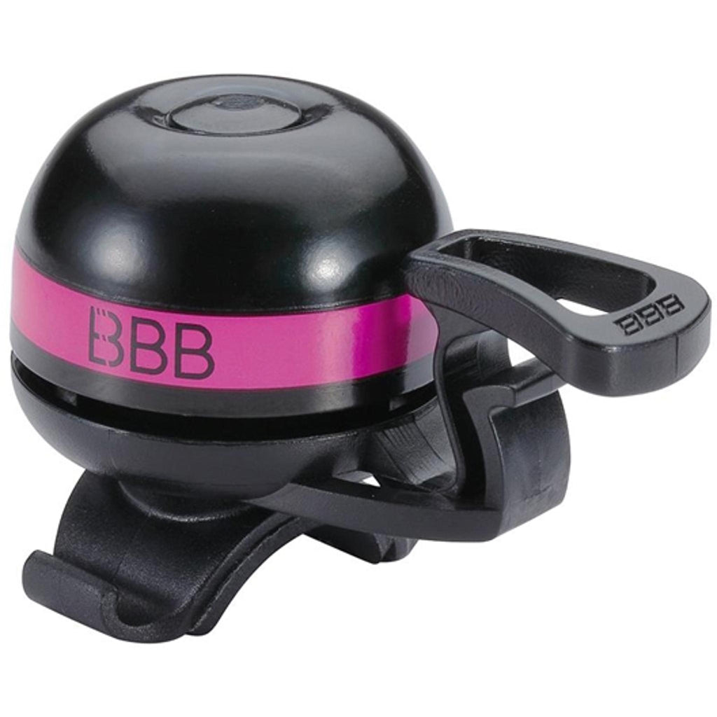 BBB Easyfit Deluxe Bike Bell Black/Magenta – 99bikes.co.nz