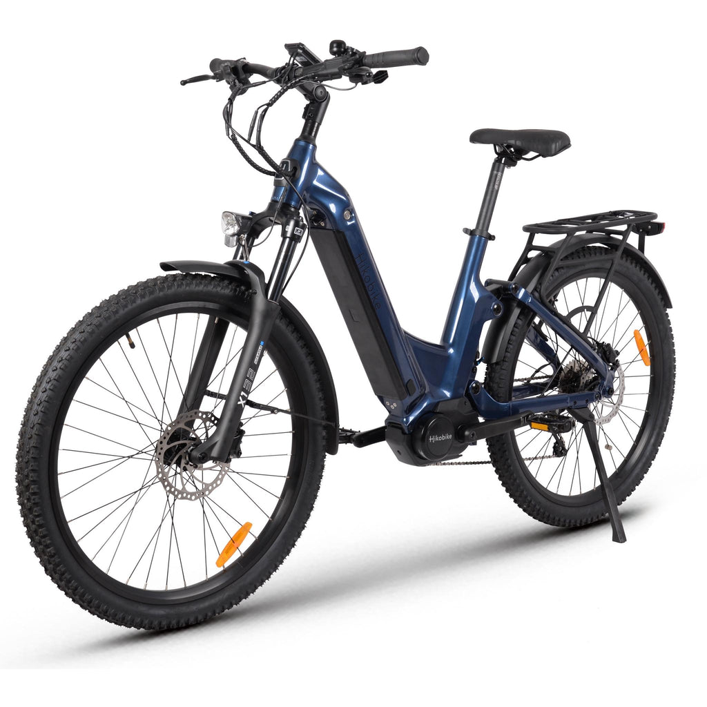 Hiko Patrol 26" Electric Hybrid Bike 720Wh Battery Blue – 99bikes.co.nz