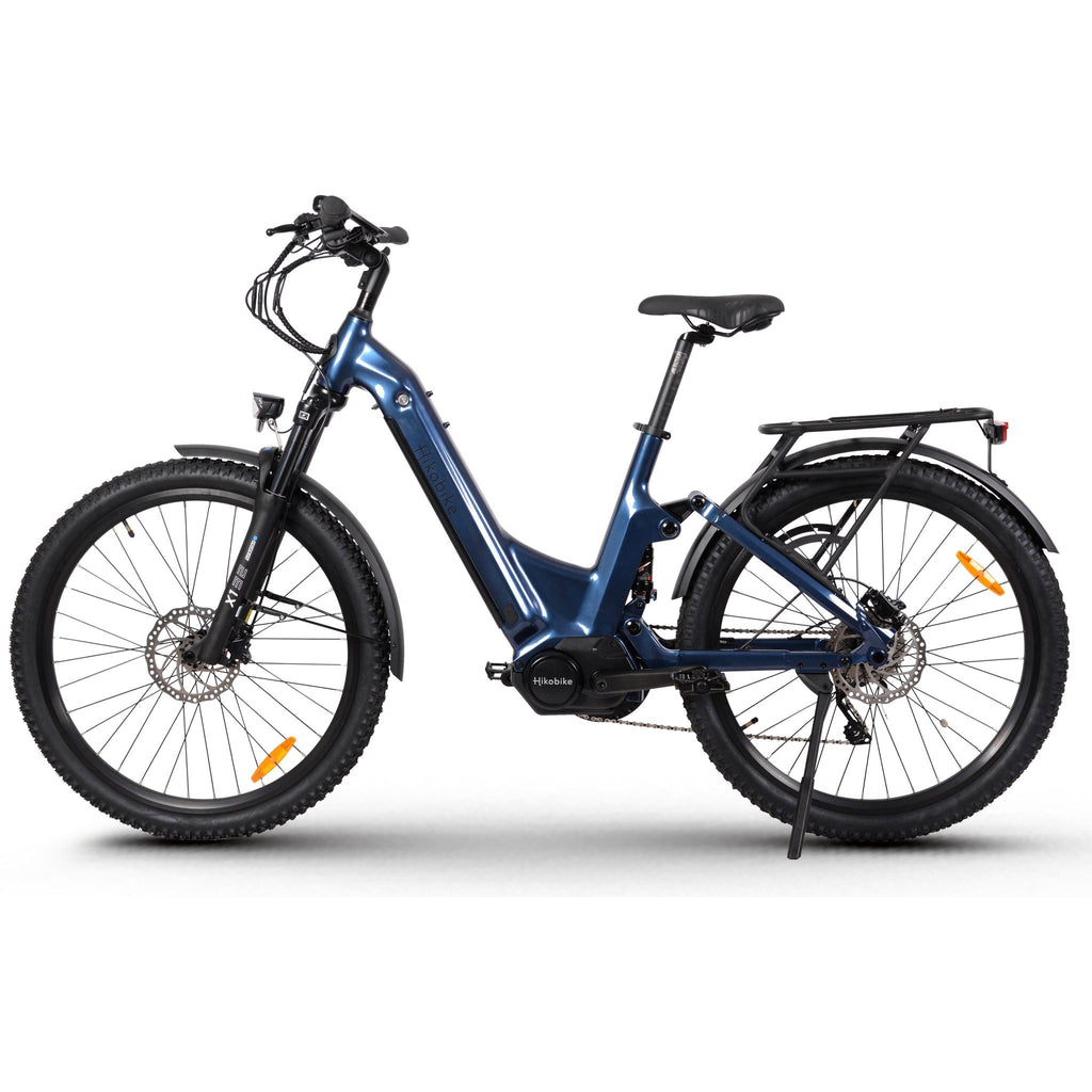 Hiko Patrol 27.5" Electric Hybrid Bike 720Wh Battery Blue – 99bikes.co.nz