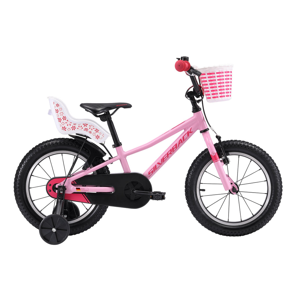Silverback Skid 16" Kids Bike Pink/Coral – 99bikes.co.nz