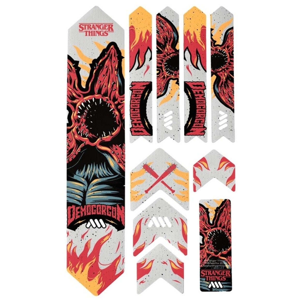 Ams Frame Guard Extra Stranger Things Demogorgon Clear – 99bikes.co.nz