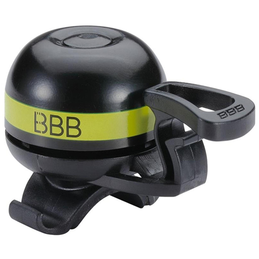 BBB Easyfit Deluxe Bike Bell Black/Yellow – 99bikes.co.nz