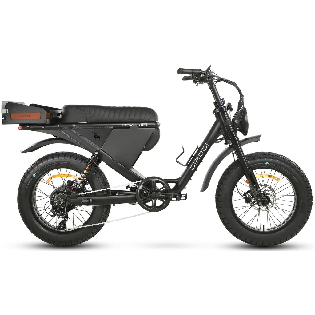 Dirodi Rover Pro ST 250W Electric Fat Bike Jet Black – 99bikes.co.nz