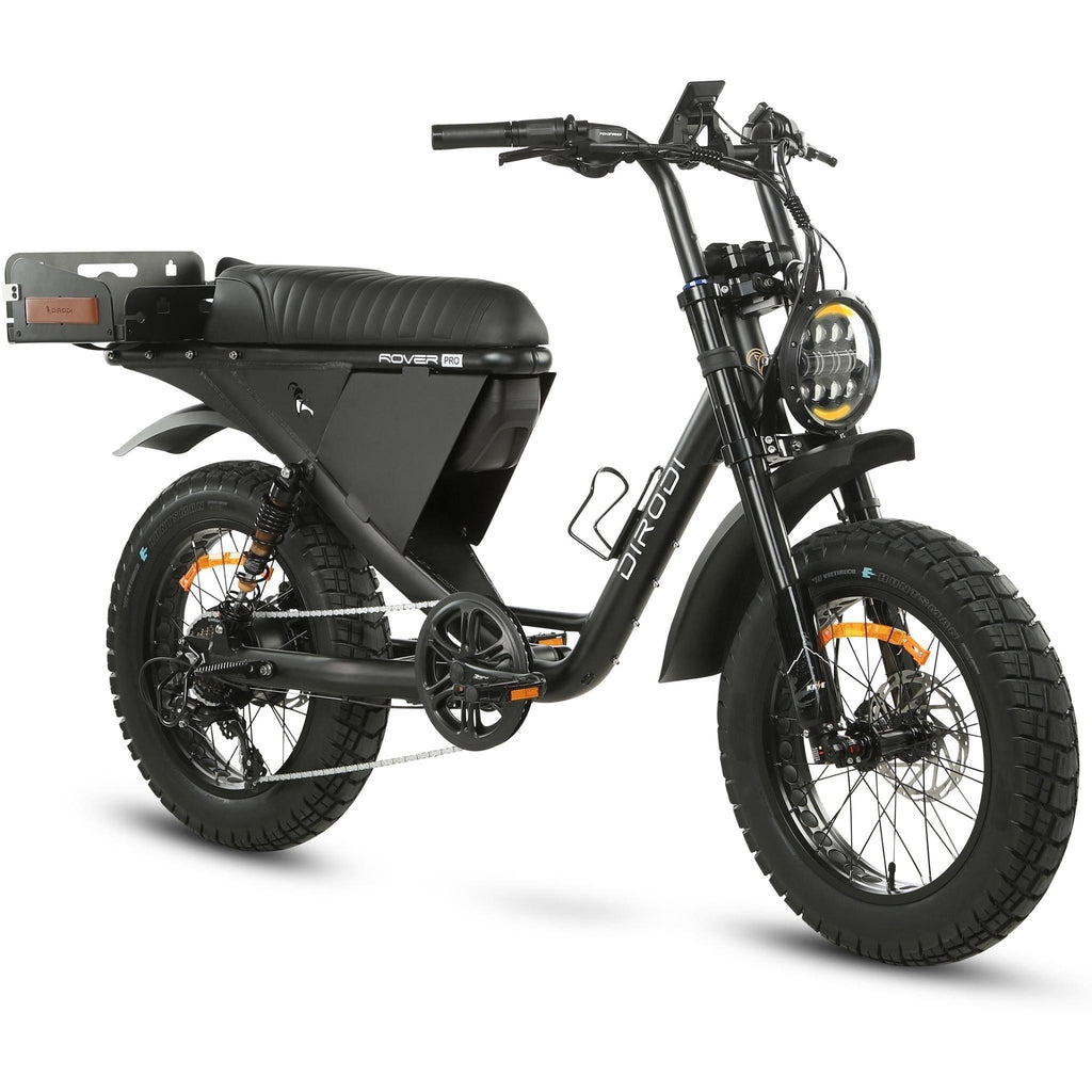 Dirodi Rover Pro ST 250W Electric Fat Bike Jet Black – 99bikes.co.nz