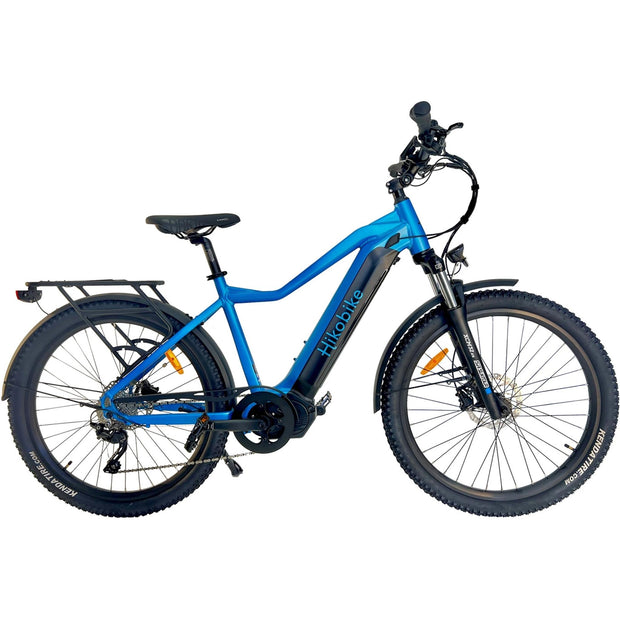 Hiko Ascent Electric Hybrid Bike 840Wh Battery Blue – 99bikes.co.nz