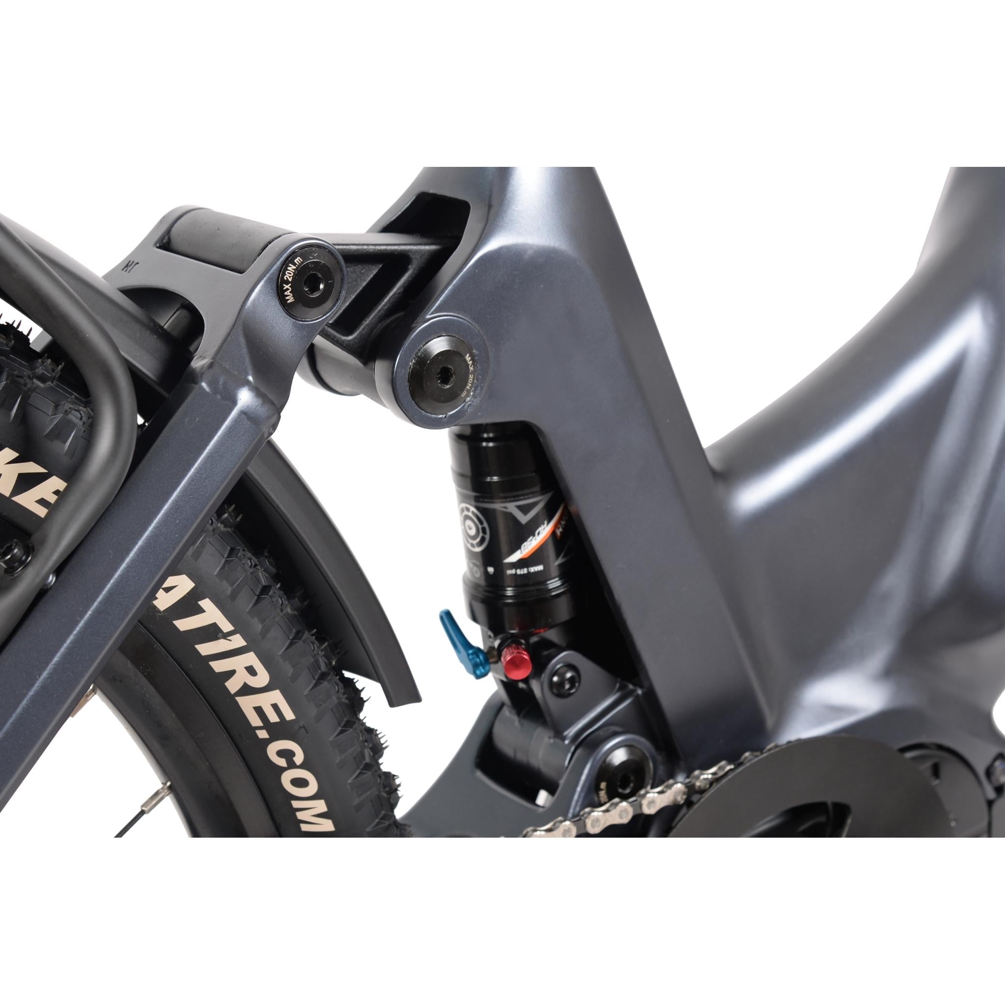Hiko Patrol 27.5" Electric Hybrid Bike 720Wh Gunmetal Grey – 99bikes.co.nz