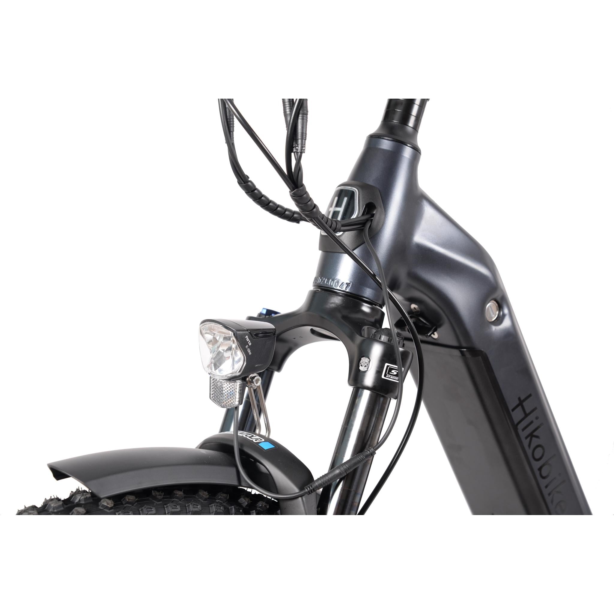 Hiko Patrol 27.5" Electric Hybrid Bike 720Wh Gunmetal Grey – 99bikes.co.nz