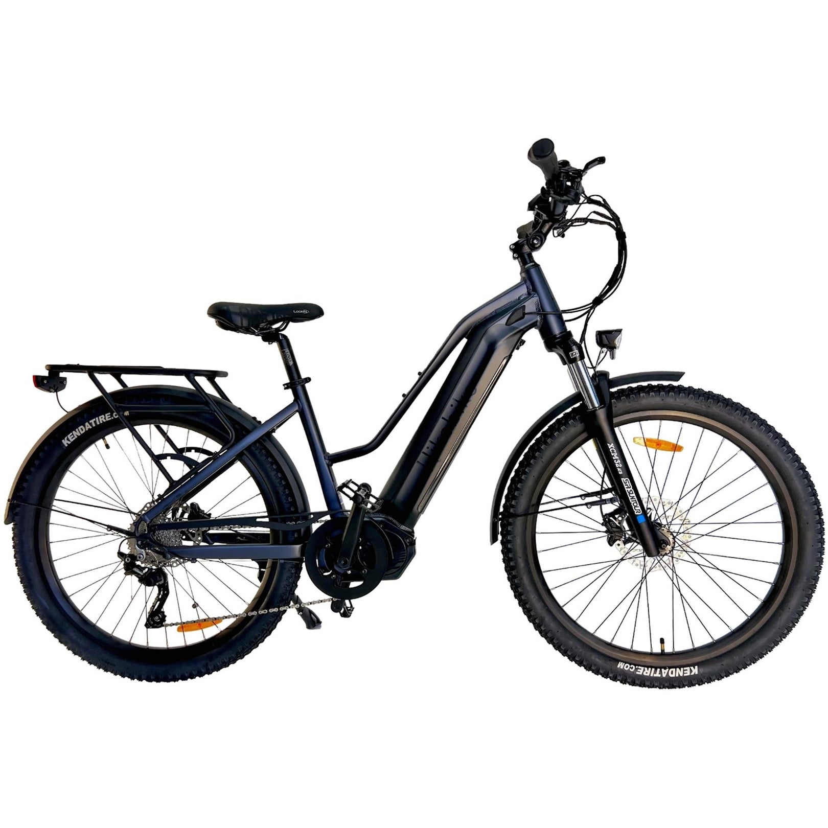 Hiko Rangler Electric Hybrid Bike 840Wh Battery Gun Metal – 99bikes.co.nz