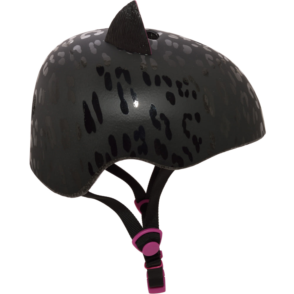 Krash Leopard Kitty Youth Black Helmet – 99bikes.co.nz