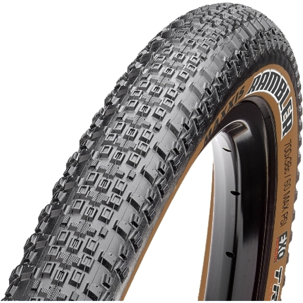 Maxxis Rambler Folding Gravel Tyre EXO TR 60 TPI 700 x 38c Tan Wall ...