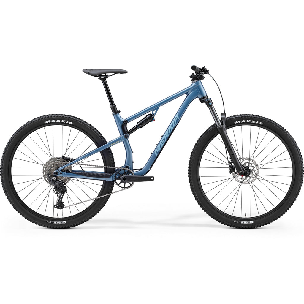 Merida One Twenty 300 Trail Bike Silk Steel Blue (Blue/Lime) – 99bikes ...