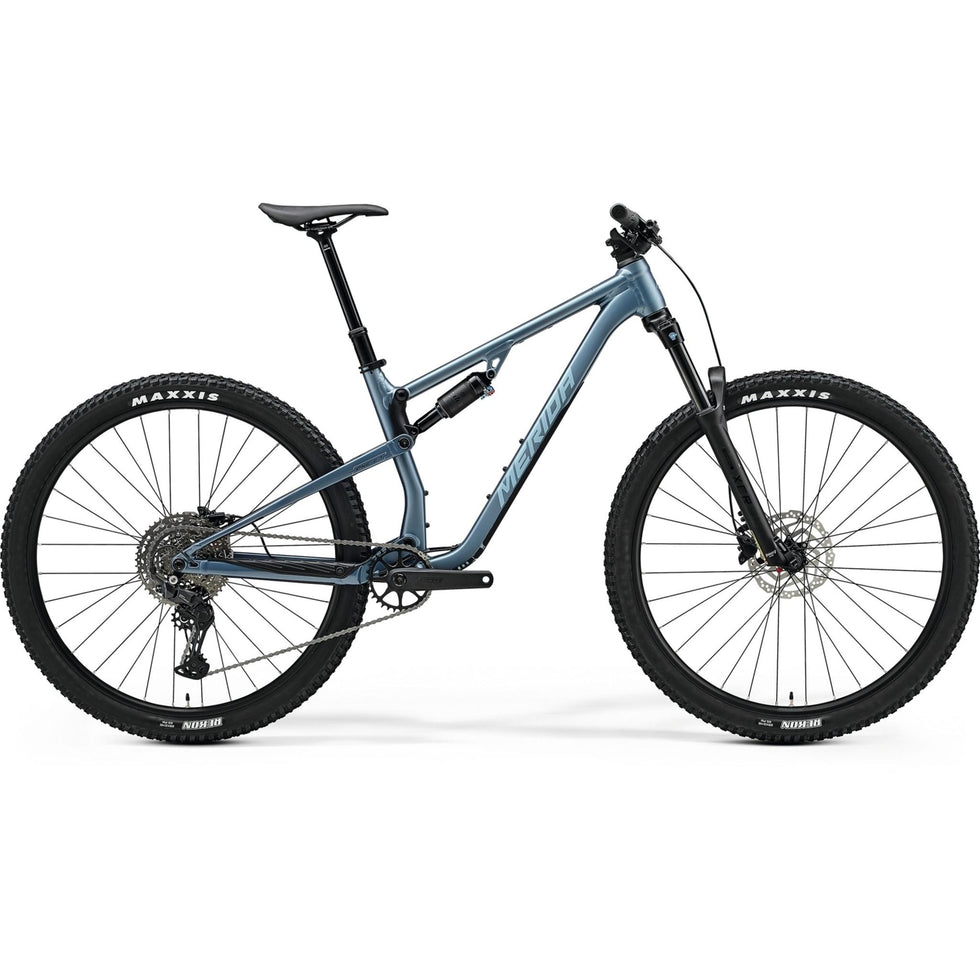 Merida One-Twenty 300 Trail Bike Silk Steel Blue/Blue – 99bikes.co.nz