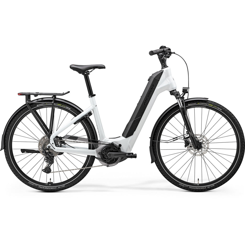 Merida eFloat City 400 EQ Electric Hybrid Bike Pearl White/Gunmetal Gr ...