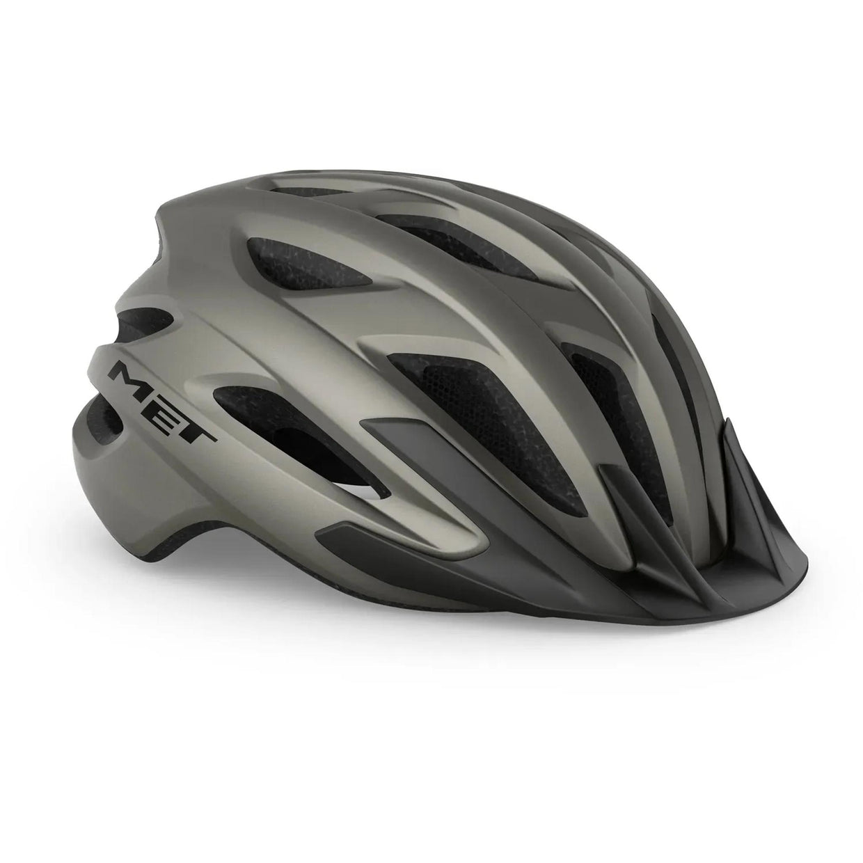 Met Crossover Helmet Titanium Glossy – 99bikes.co.nz