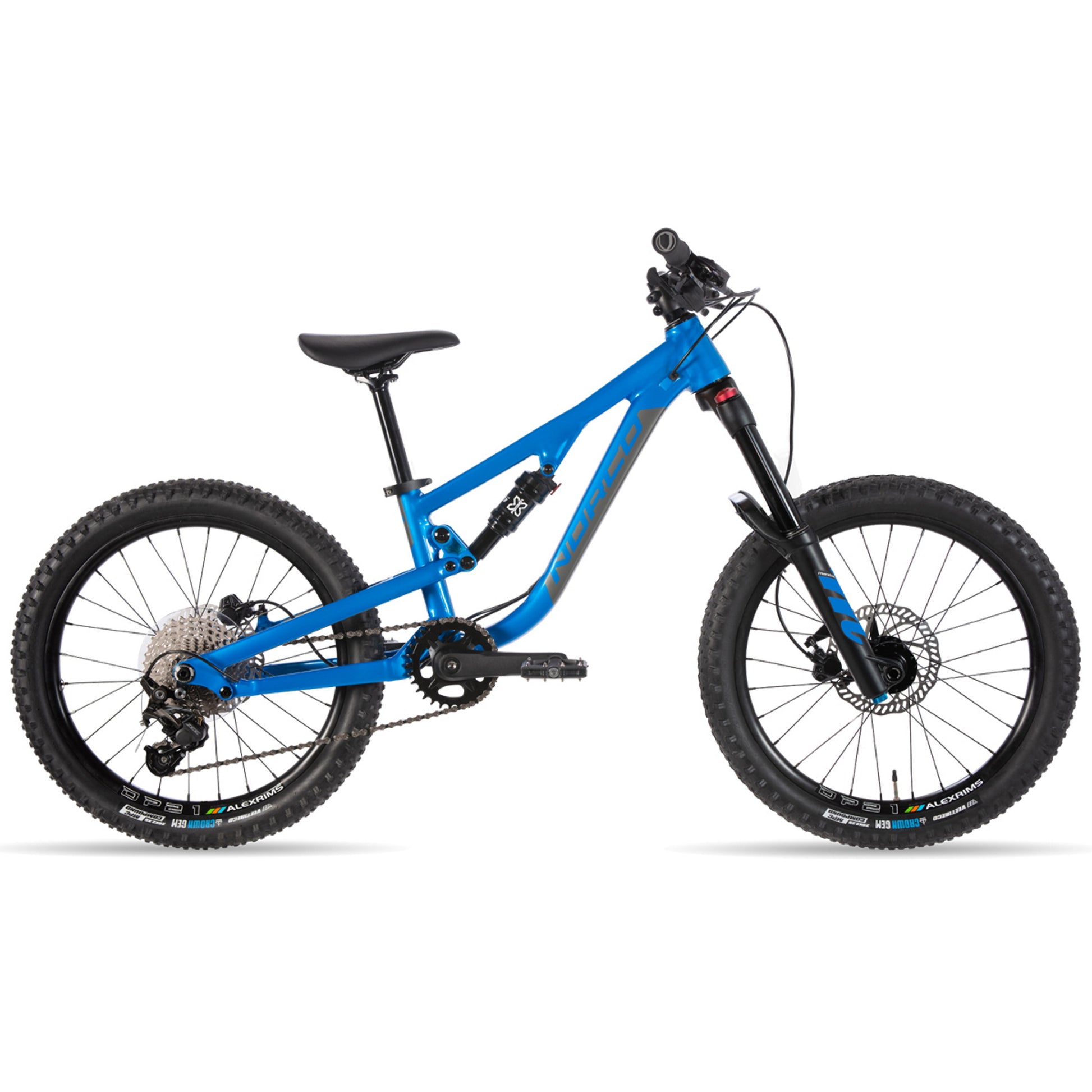 Norco Fluid FS 2 20” Kid’s Mountain Bike Blue/Charcoal – 99bikes.co.nz