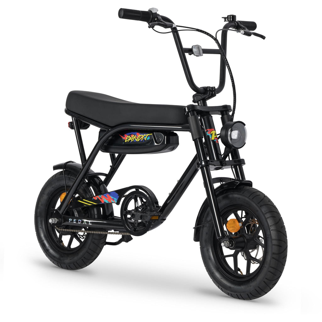 Pedal Bandit Mini 14" Electric Fat Tyre Bike Black – 99bikes.co.nz