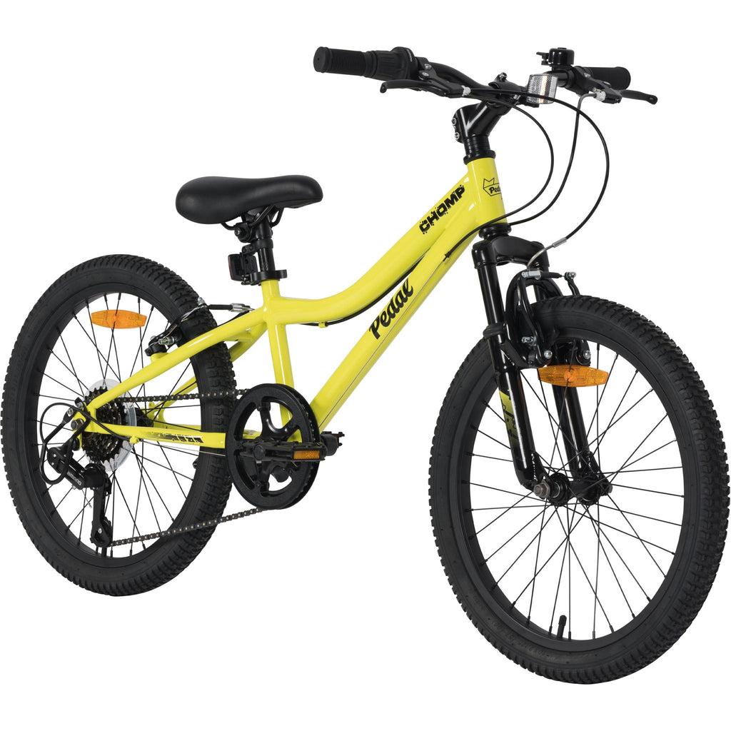 Pedal Chomp Steel 20" Kids Bike Green Flash – 99bikes.co.nz