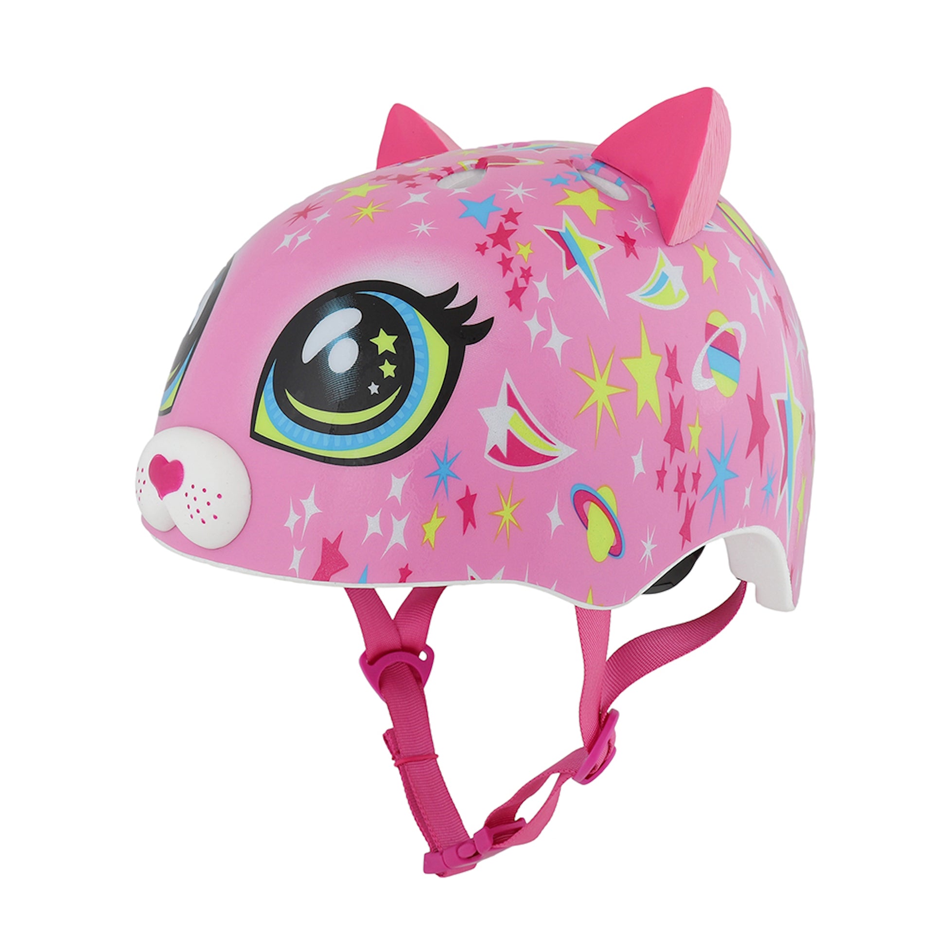 Raskullz Astro Cat Toddler Pink Helmet – 99bikes.co.nz