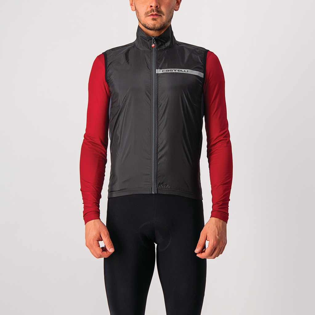 Castelli Vest Squadra Stretch Yellow Fluo/Dark Grey – 99bikes.co.nz