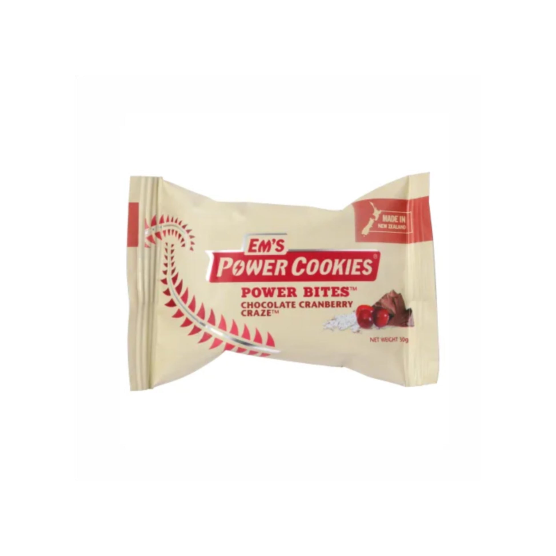Em's Power Cookie Power Bites Chocolate Cranberry Craze – 99bikes.co.nz