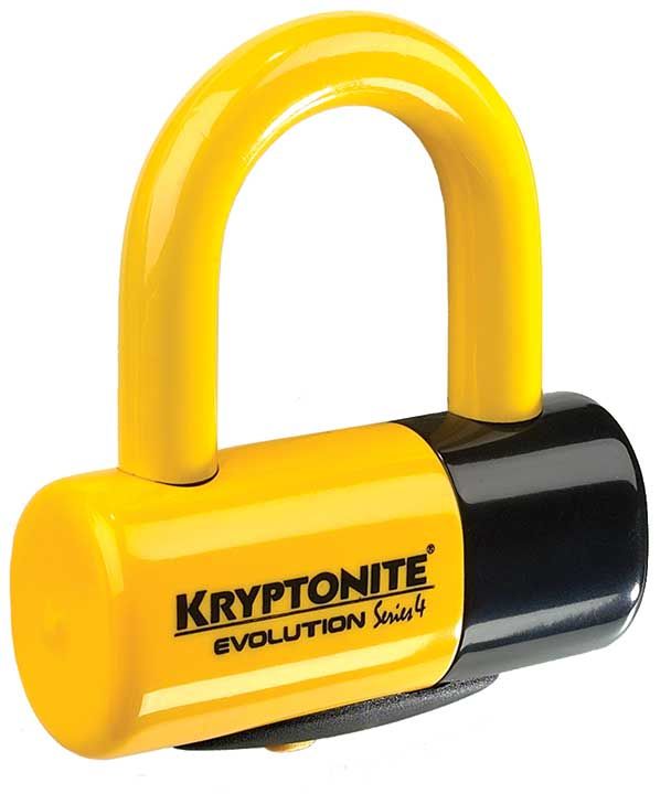 Kryptonite Lock Evolution Series 4 Disc Lock Yellow – 99bikes.co.nz