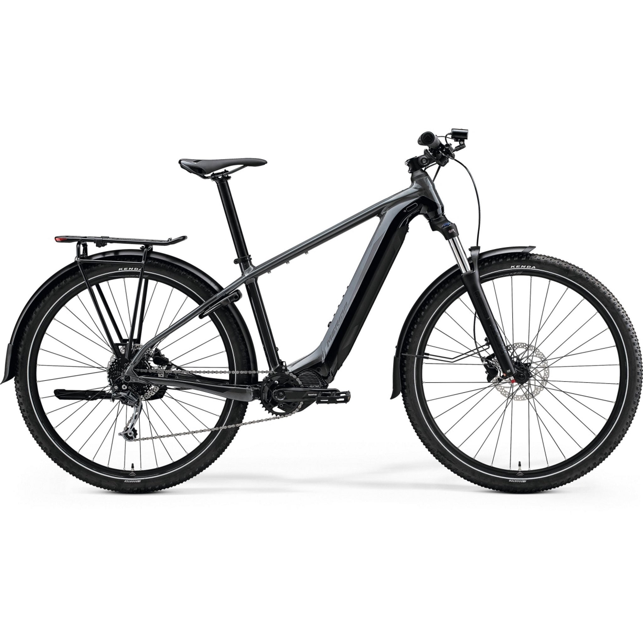 Merida eBig Nine 400 EQ Electric Bike 630Wh Battery Cool Grey/Black ...